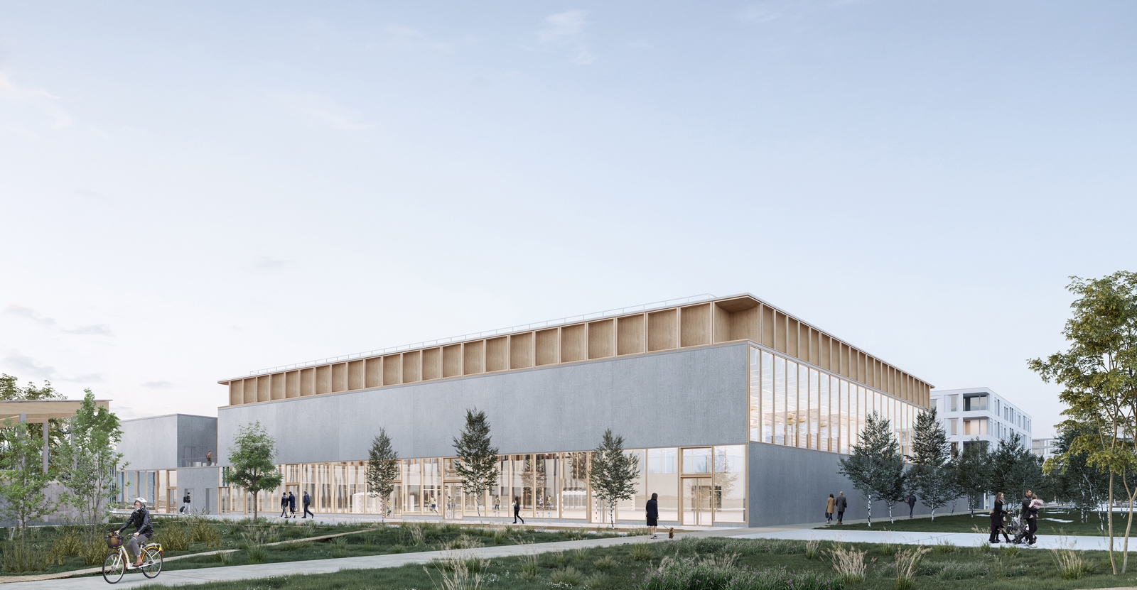 Complexe sportif de Corbeville sur le plateau de Saclay, Orsay (91) | maaj